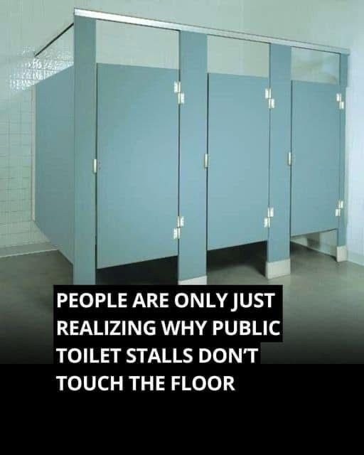 Why Public Restroom Doors Have Bottom Gaps — And the Smart Design ...